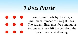 Using The Nine Dot Problem Solving Technique as a Doctorpreneur in the ...